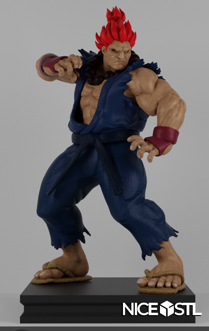 Akuma STL – Street Fighter 3D Model - NiceSTL