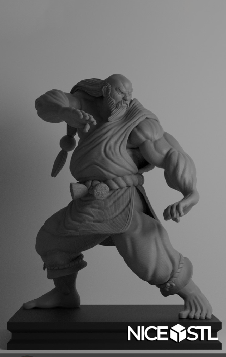 Gouken STL – Street Fighter 3D Model - NiceSTL