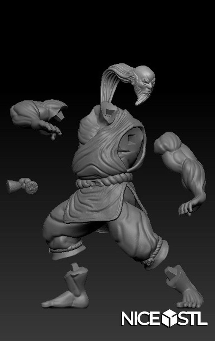Gouken STL – Street Fighter 3D Model - NiceSTL