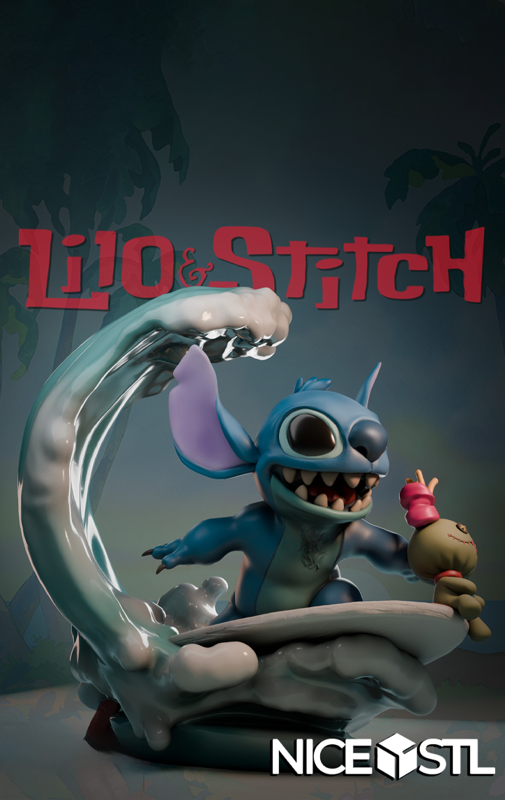 Stitch STL – Lilo & Stitch 3D Model - NiceSTL