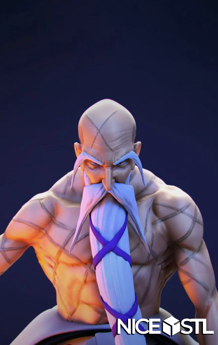 Yamamoto Genryuusai STL – Bleach 3D Model - NiceSTL