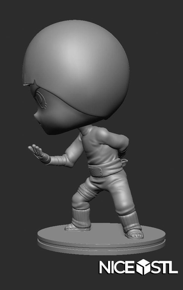 Rock Lee Chibi STL – Naruto 3D Model - NiceSTL