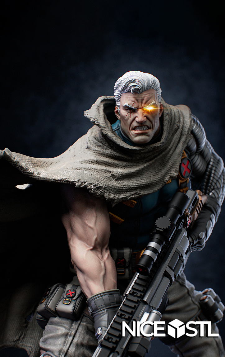 Cable STL – X-Men 3D Print Model - NiceSTL