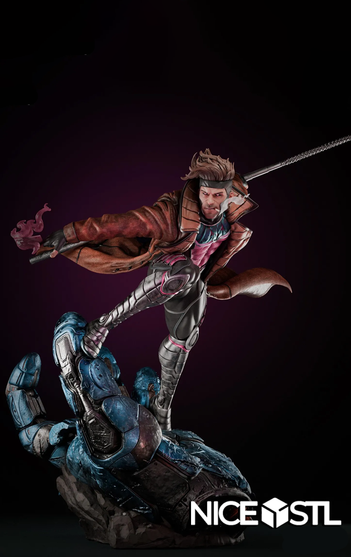Gambit STL – X-Men 3D Print Model - NiceSTL