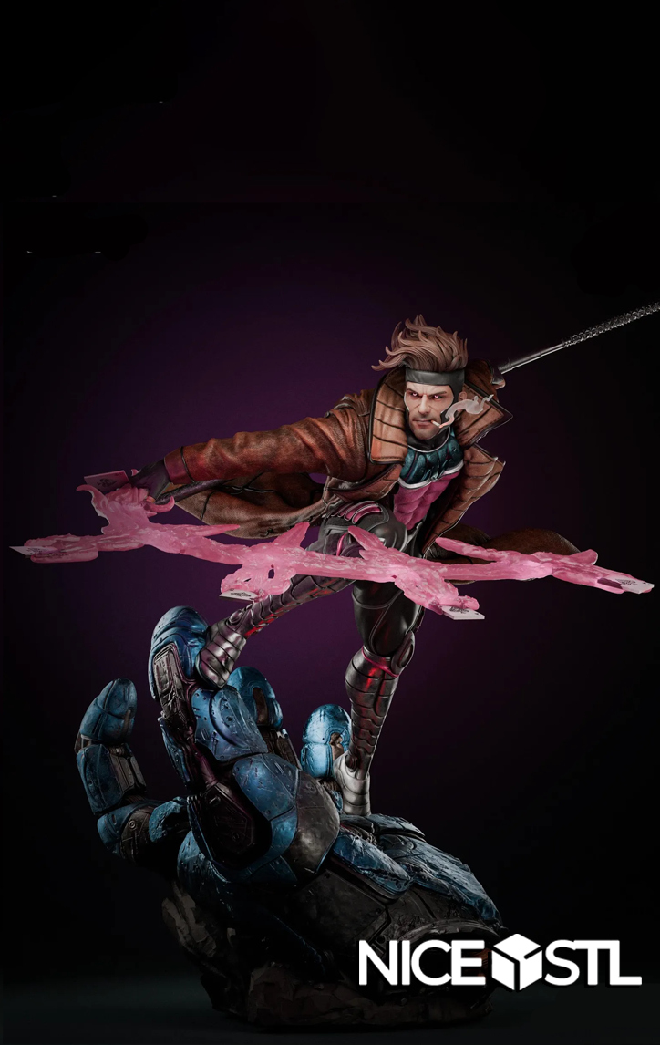 Gambit STL – X-Men 3D Print Model - NiceSTL